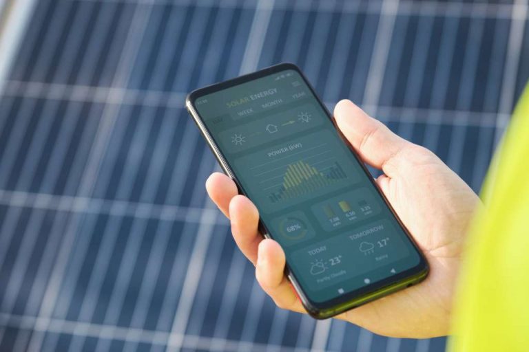 Solarpanel Ausrichtung App
